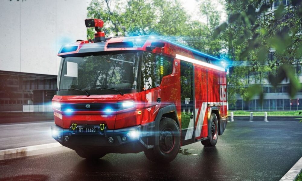 Autopompe elettriche per i Vigili del Fuoco