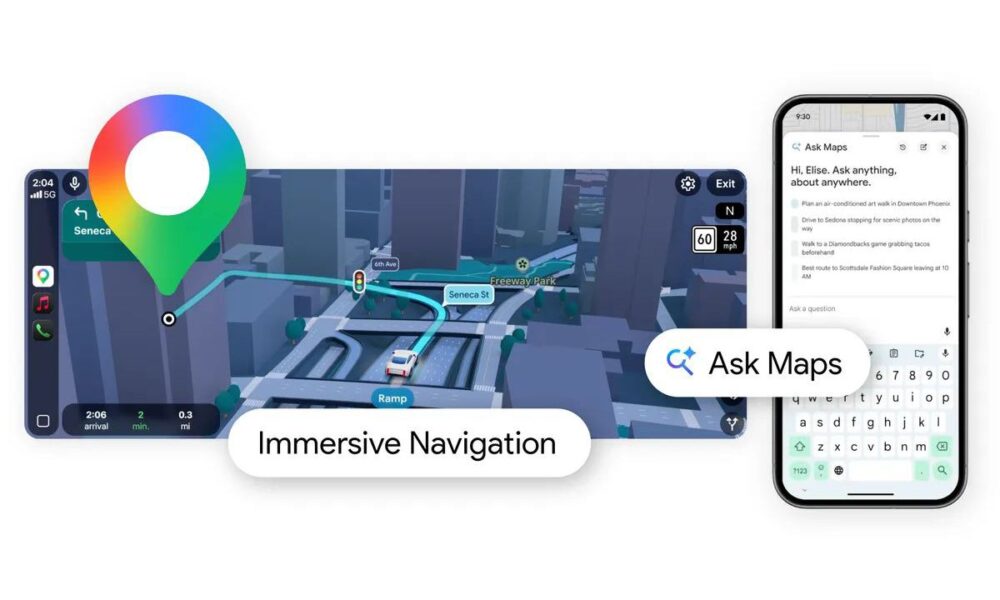 Google Maps reinventa le mappe con l'AI